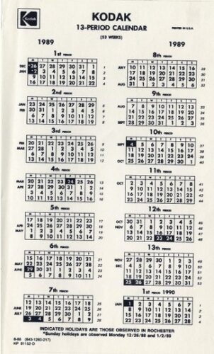 A 13-Month Calendar Creates Positive Externalities