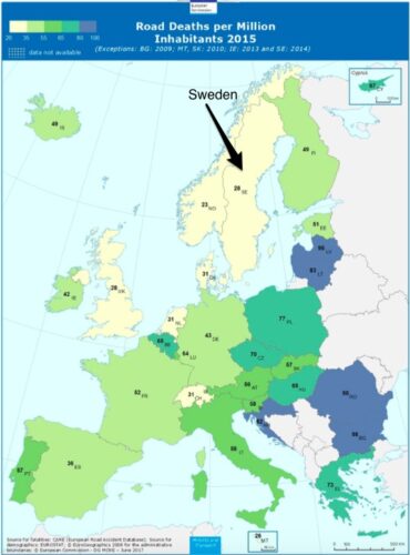Why Economists and Sweden Disagee About Road Safety