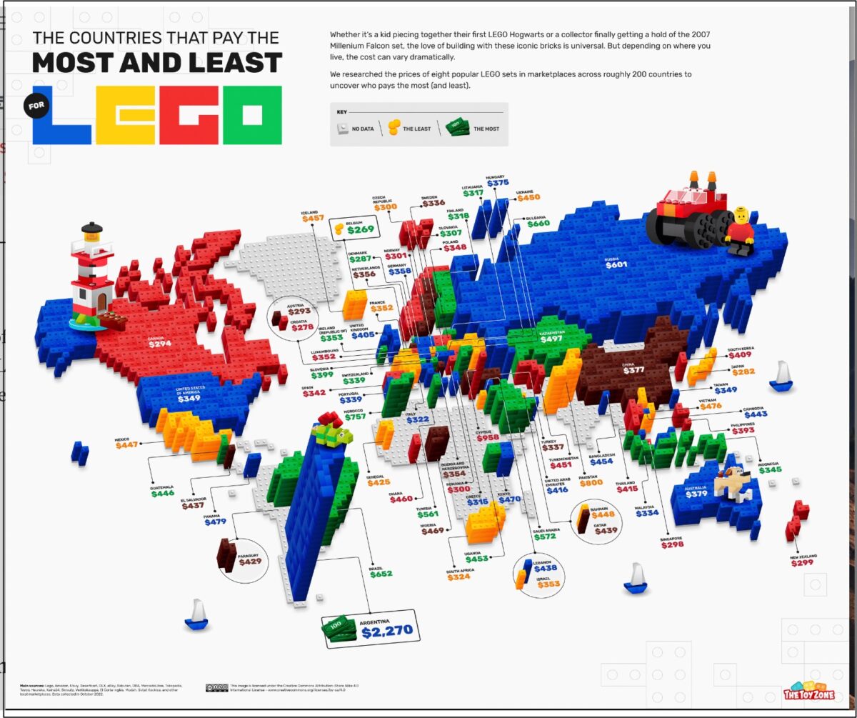 Comparing LEGO Prices Globally, We Find Huge Differences