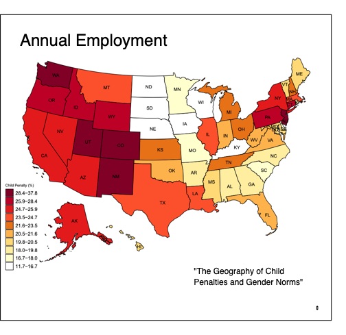 How the Child Penalty Varies Globally
