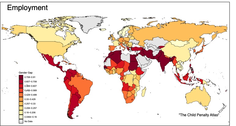 How the Child Penalty Varies Globally