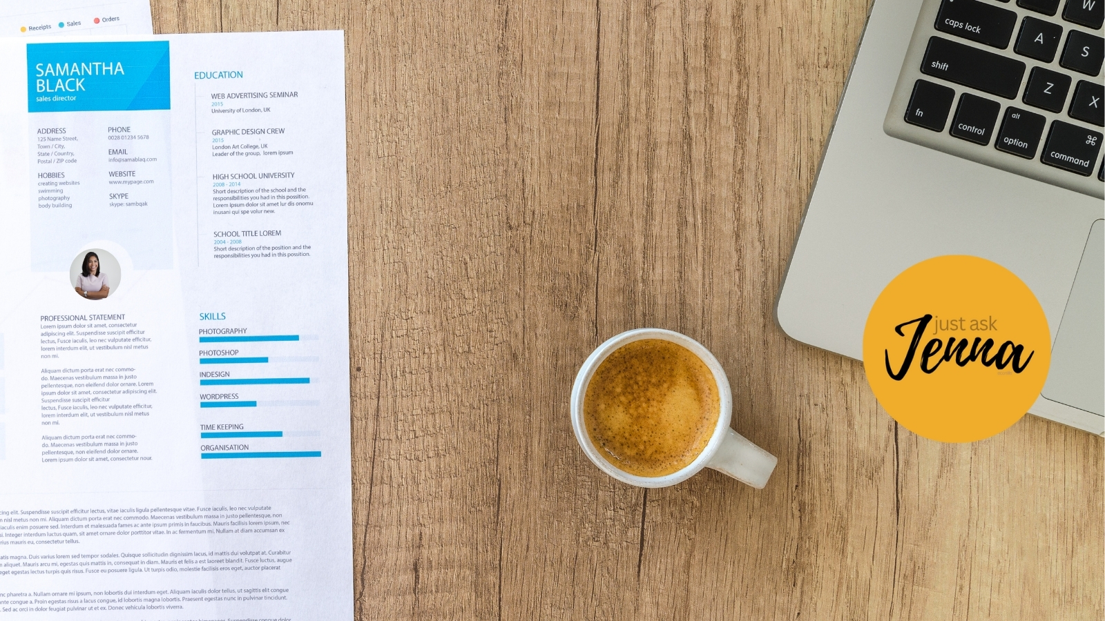 Just Ask Jenna Looks at Why a Résumé Should Say Less